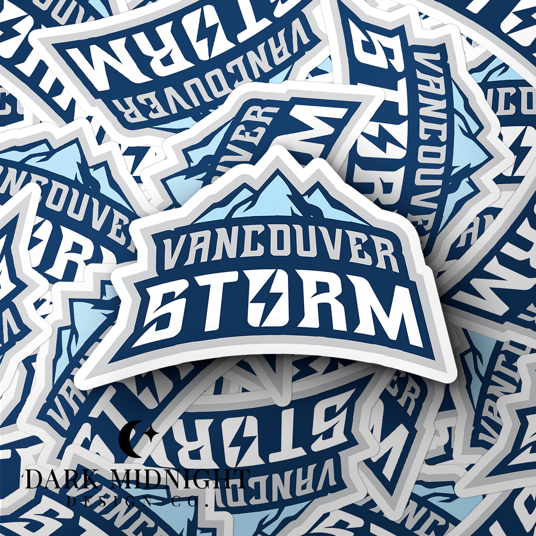 Vancouver Storm Logo Sticker - Officially Licensed Vancouver Storm Ser ...