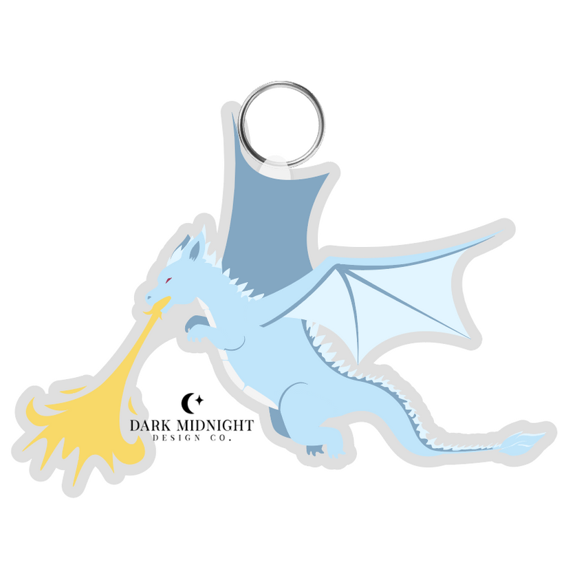 Fire Breathing Dragon Keychain - Officially Licensed Vancouver Storm S ...
